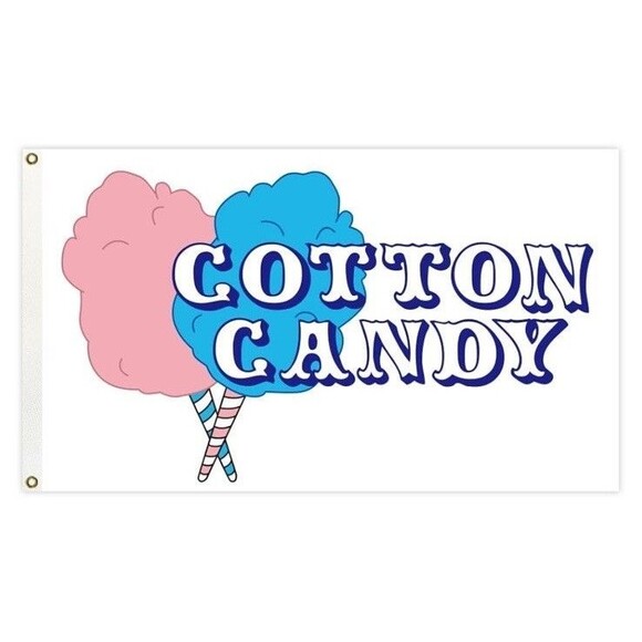 Unbranded/Generic | Party Supplies | Cotton Candy Flag 3x5 Ft ...